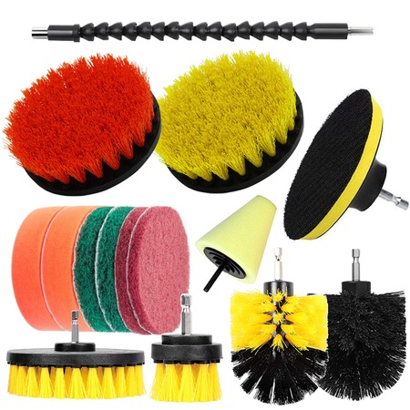 Set 15 Piese detailing auto LeeXo®, curatare multifunctionala, masina ...