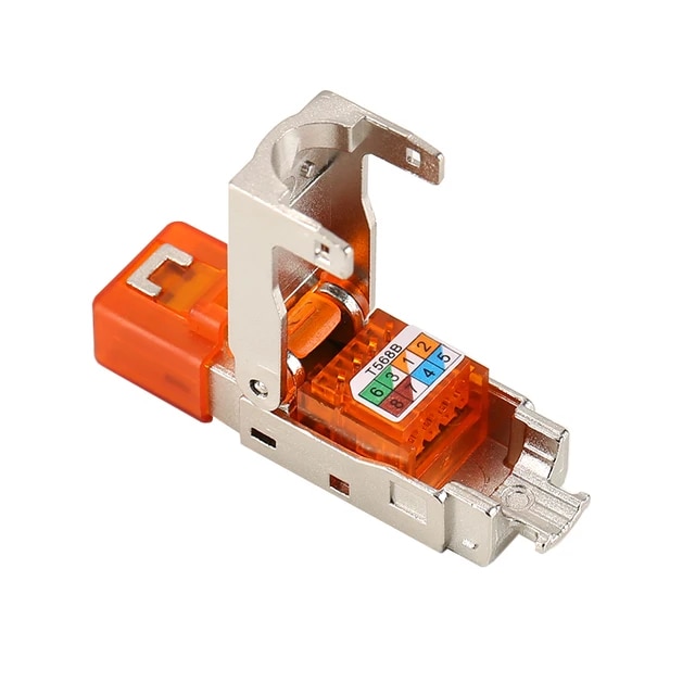 Conector Rj45, Cat. 7, STP, Tool-less Modular, Autosertizare ...