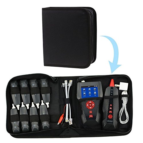 Tester cablu de retea pentru RJ45, RJ11, BNC, UTP, Coaxial, cu functie ...