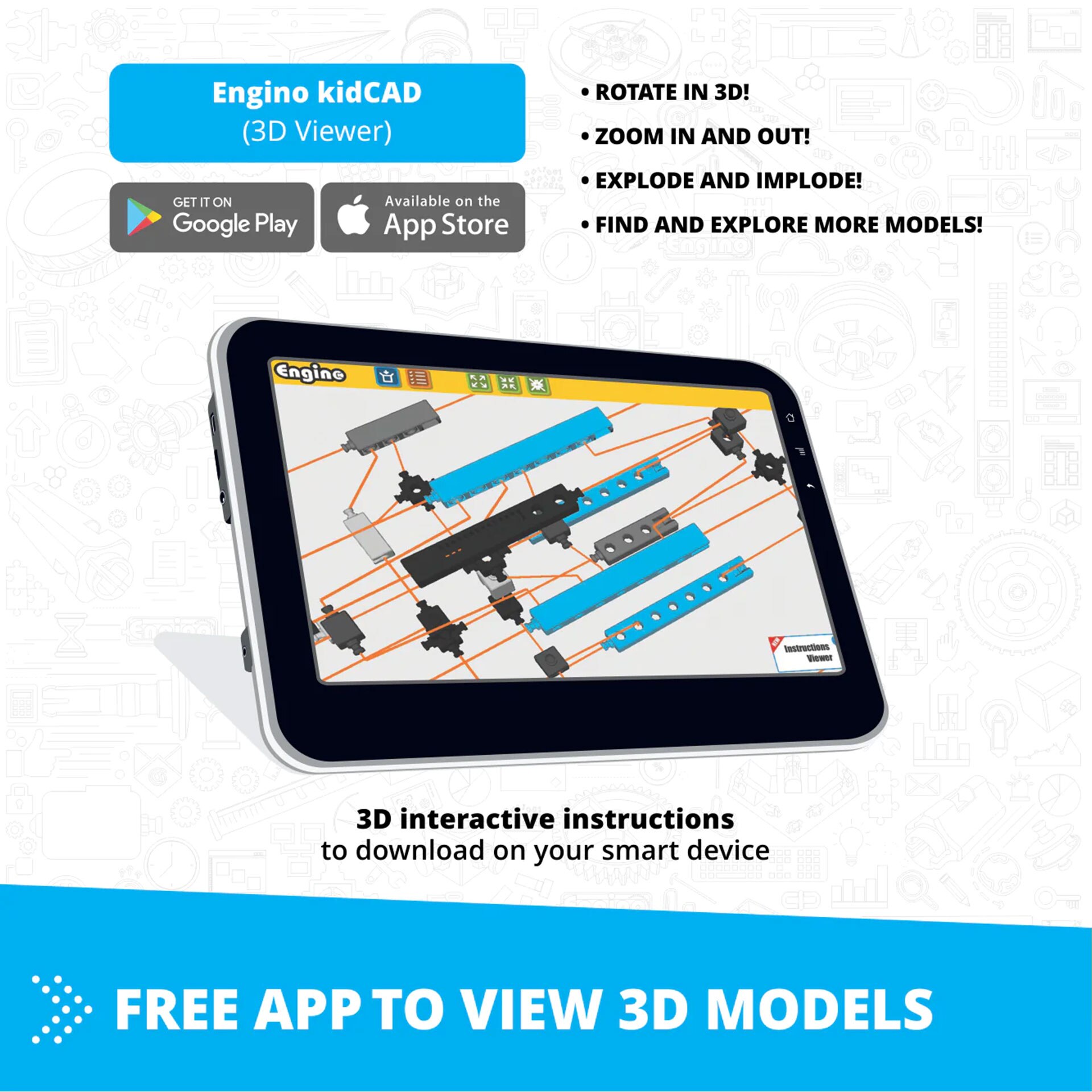 Joc educational de constructie, Engino, Inventor - Naveta spatiala ...