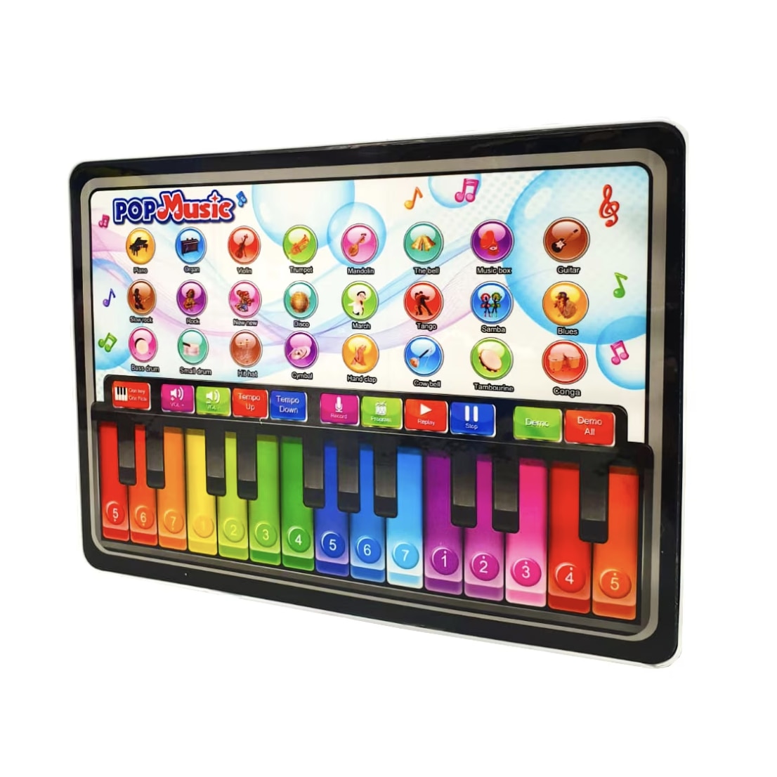 Интерактивна играчка My first tablet piano, Pop Music - eMAG.bg