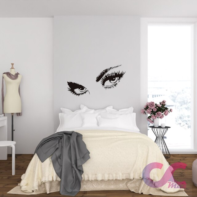 Sticker Decorativ Autoadeziv CCmax, Ochi Seducatori, Negru, 790x400 mm ...