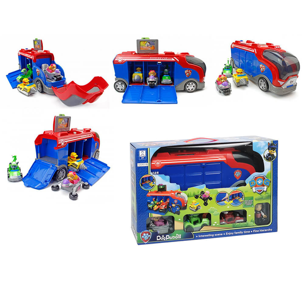 Autobuz pentru copii, Paw Patrol, Plastic, 3+, Multicolor - eMAG.ro