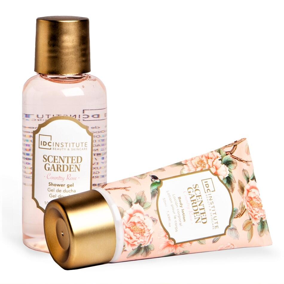 Set gel de baie si lotiune de corp Scented Garden, IDC Institute 44003 ...