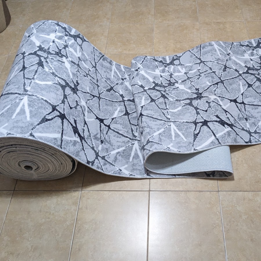 Traversa antiderapanta Gentiana, Gri, 0721,80cm latime cu 200cm lungime ...