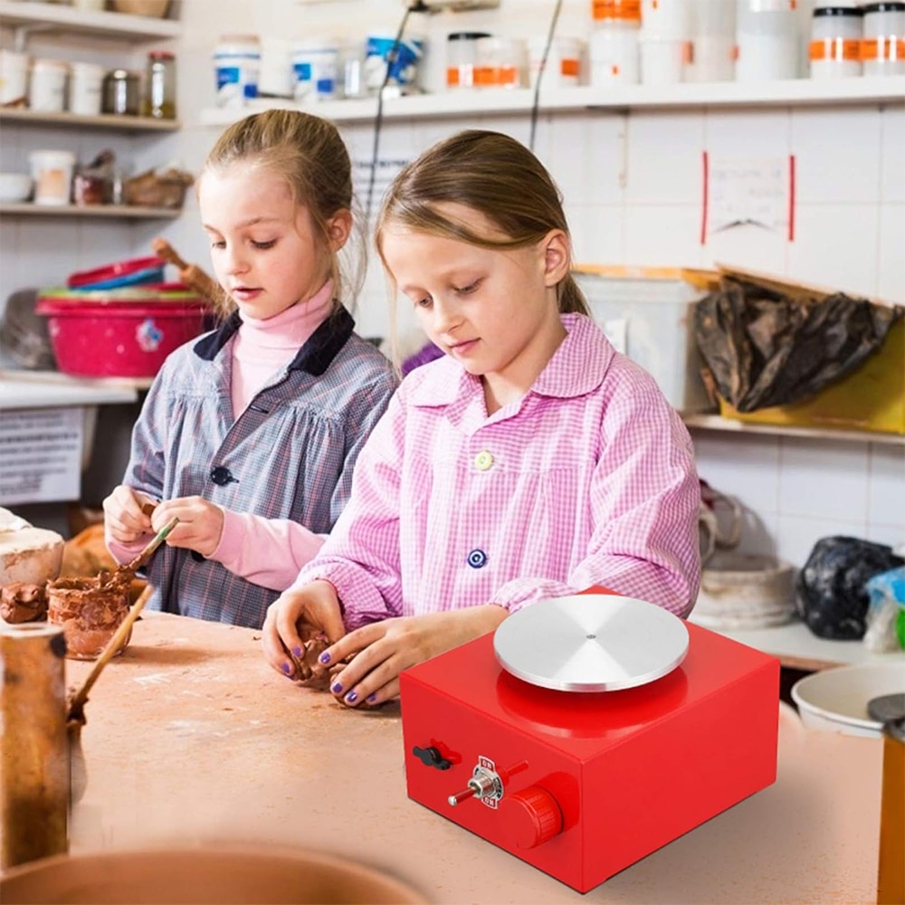 Mini masina de ceramica, 10 cm, 2000 rpm, 240 V, aliaj, 2 placi ...