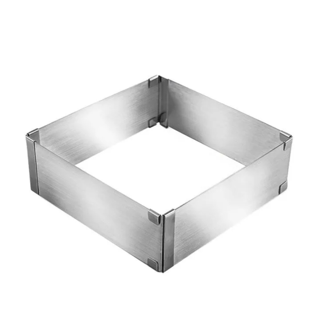 Forma patrata pentru copt, Zola®, reglabila dimensiuni minime 15x15 cm ...