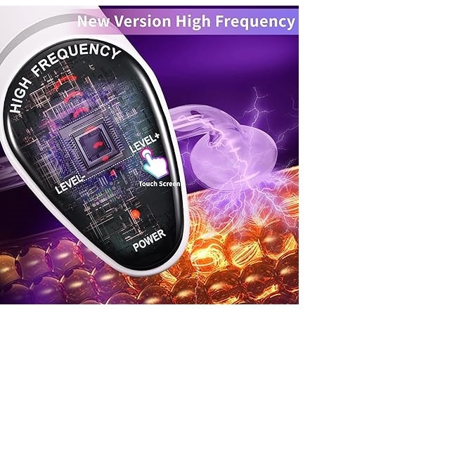 Aparat pentru fata de inalta frecventa cu 6 tije de neon si argon ...