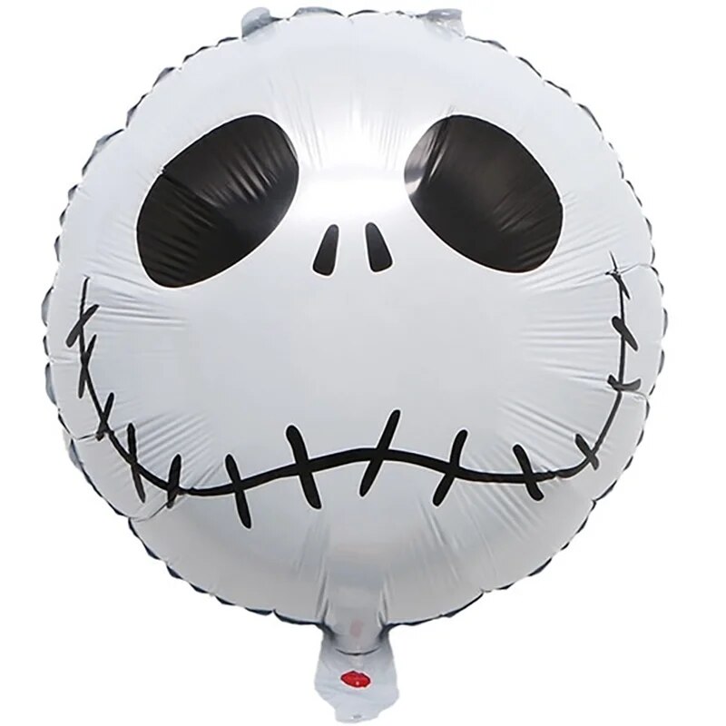 Balon folie Cap de Schelet Fantoma Halloween, It's Party Time, rotund ...