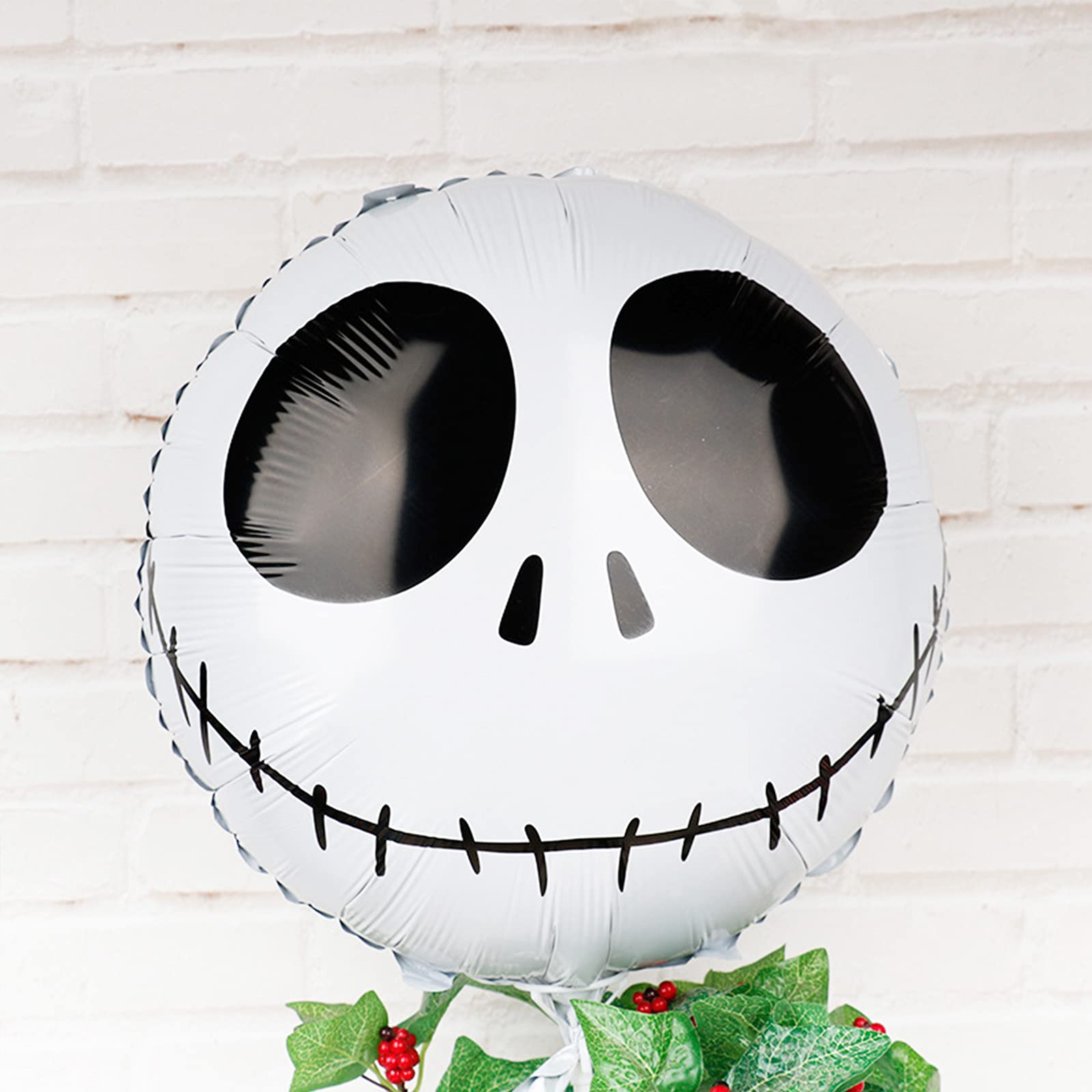 Balon folie Cap de Schelet Fantoma Halloween, It's Party Time, rotund ...