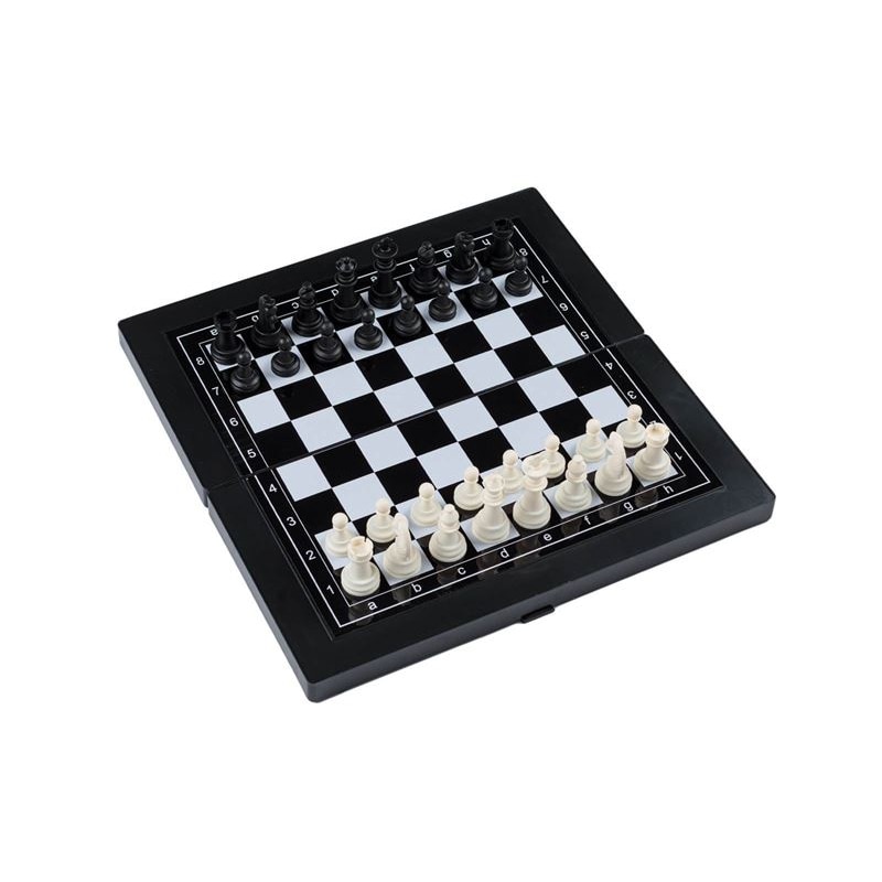 Set 3 in 1, Sah, Table si Dame, Magnetic, ATU-083405 - eMAG.ro