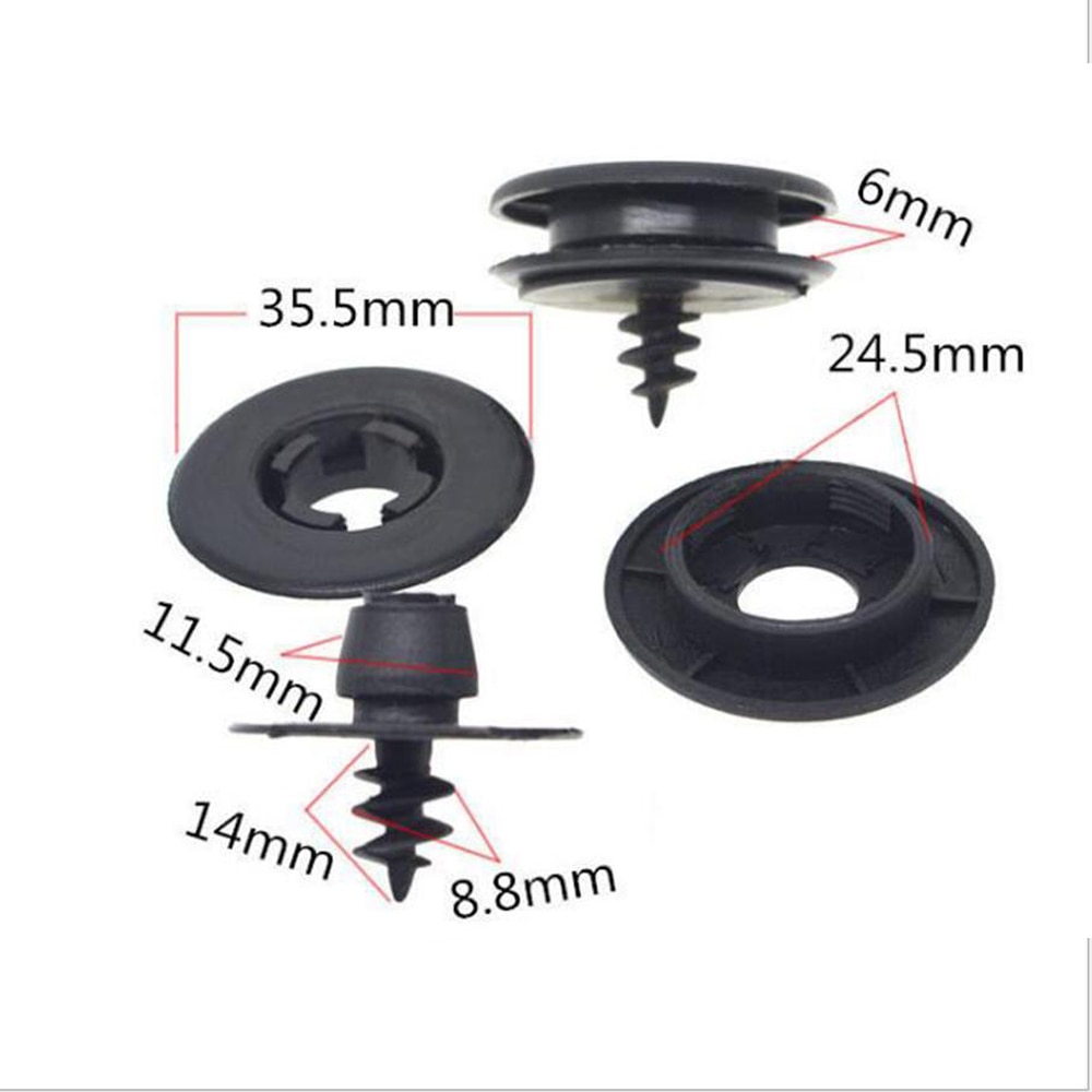 Set 8 clipsuri pentru fixarea covoraselor auto in podea, AutoSSF ®, opritoare universale anti ...