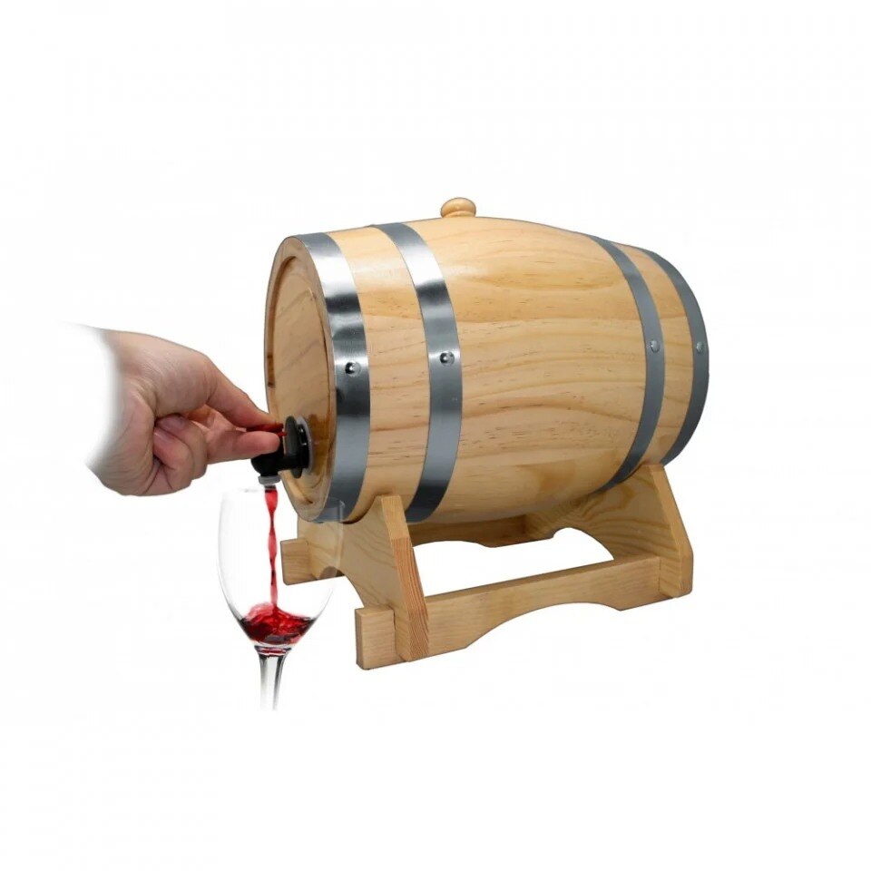 Butoi vin/Tuica, Lemn dud, 5 l - eMAG.ro