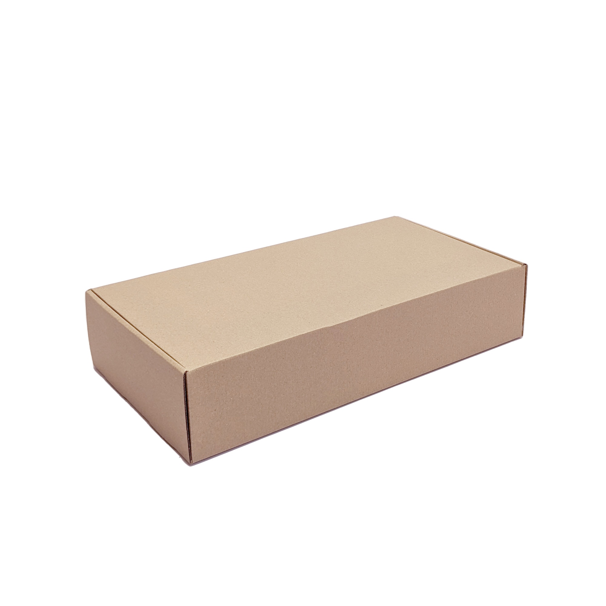 Set 10 bucati cutii transport din carton microondul natur, 385x210x80 ...