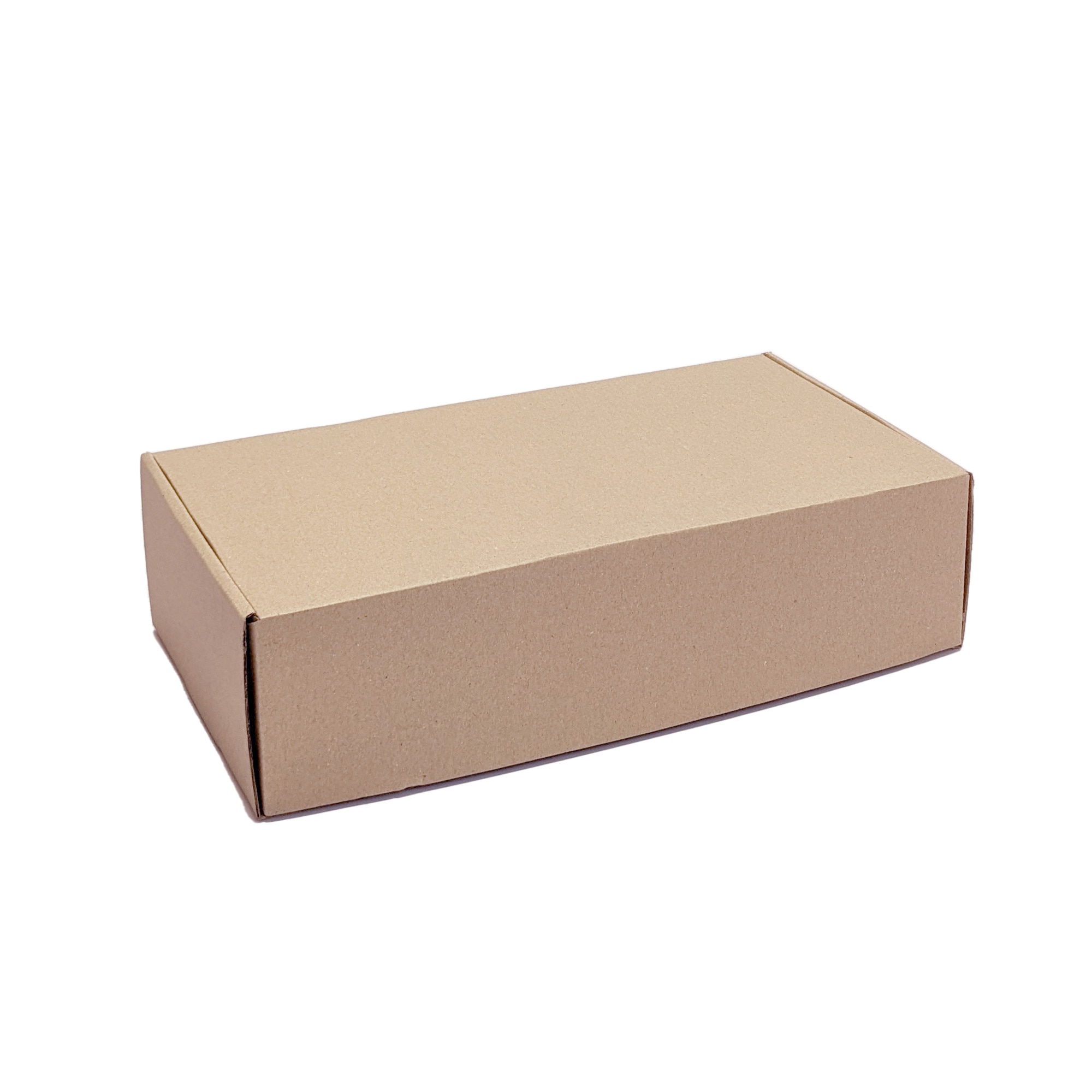 Set 10 bucati cutii transport din carton microondul natur, 305x170x80 ...