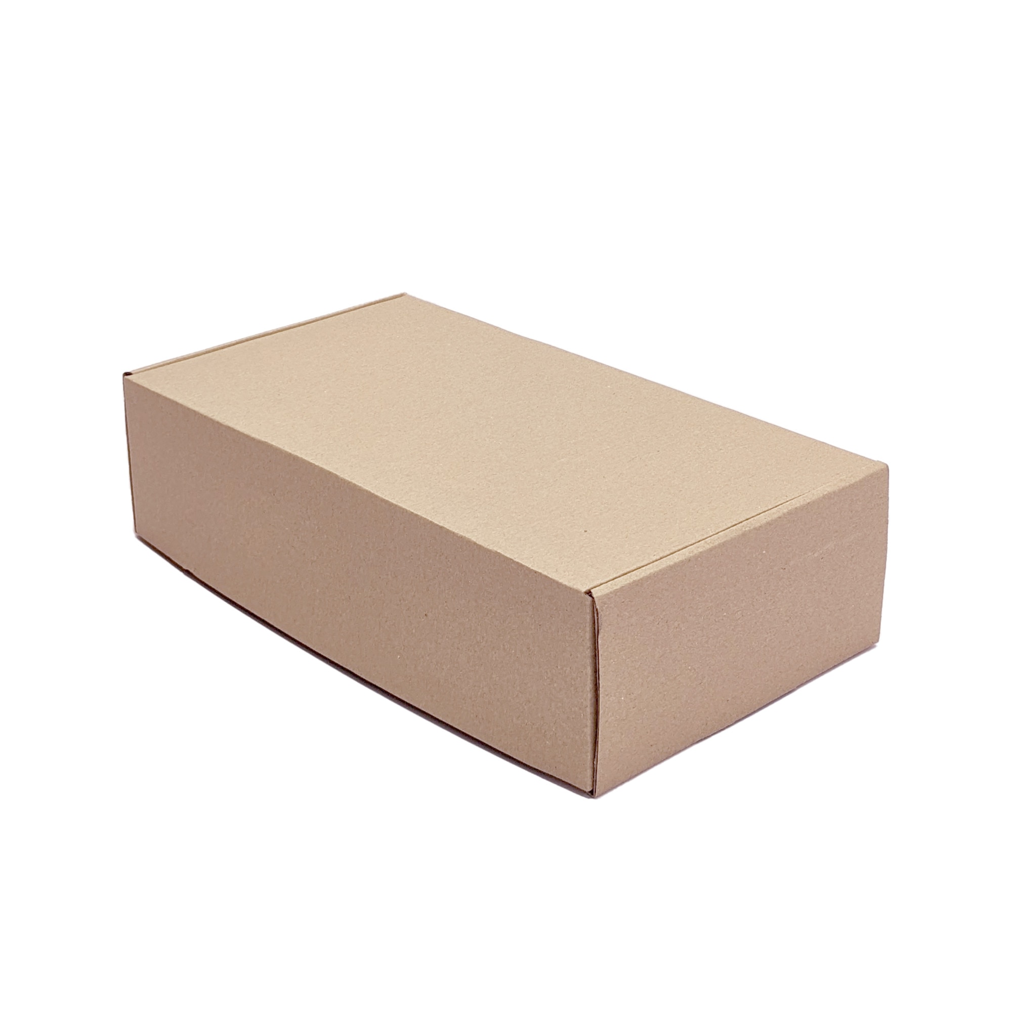 Set 10 bucati cutii transport din carton microondul natur, 305x170x80 ...