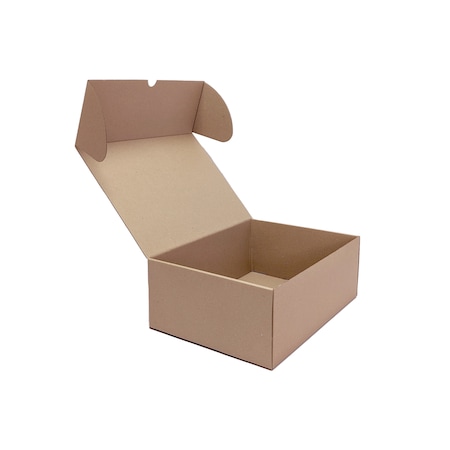 Set 10 bucati cutii transport din carton microondul natur, 320x240x120 ...