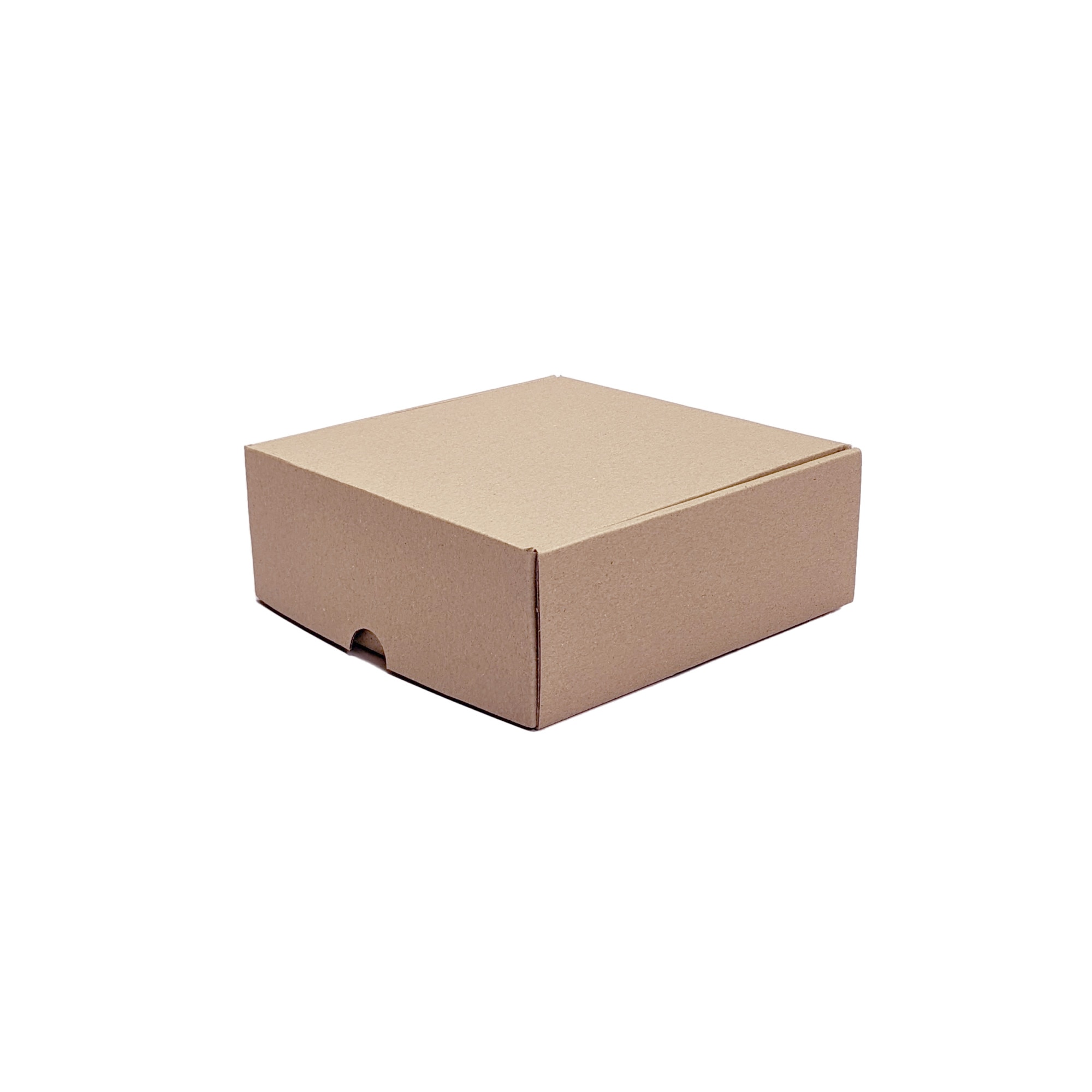 Set 10 bucati cutii transport din carton microondul natur, 180x180x70 ...