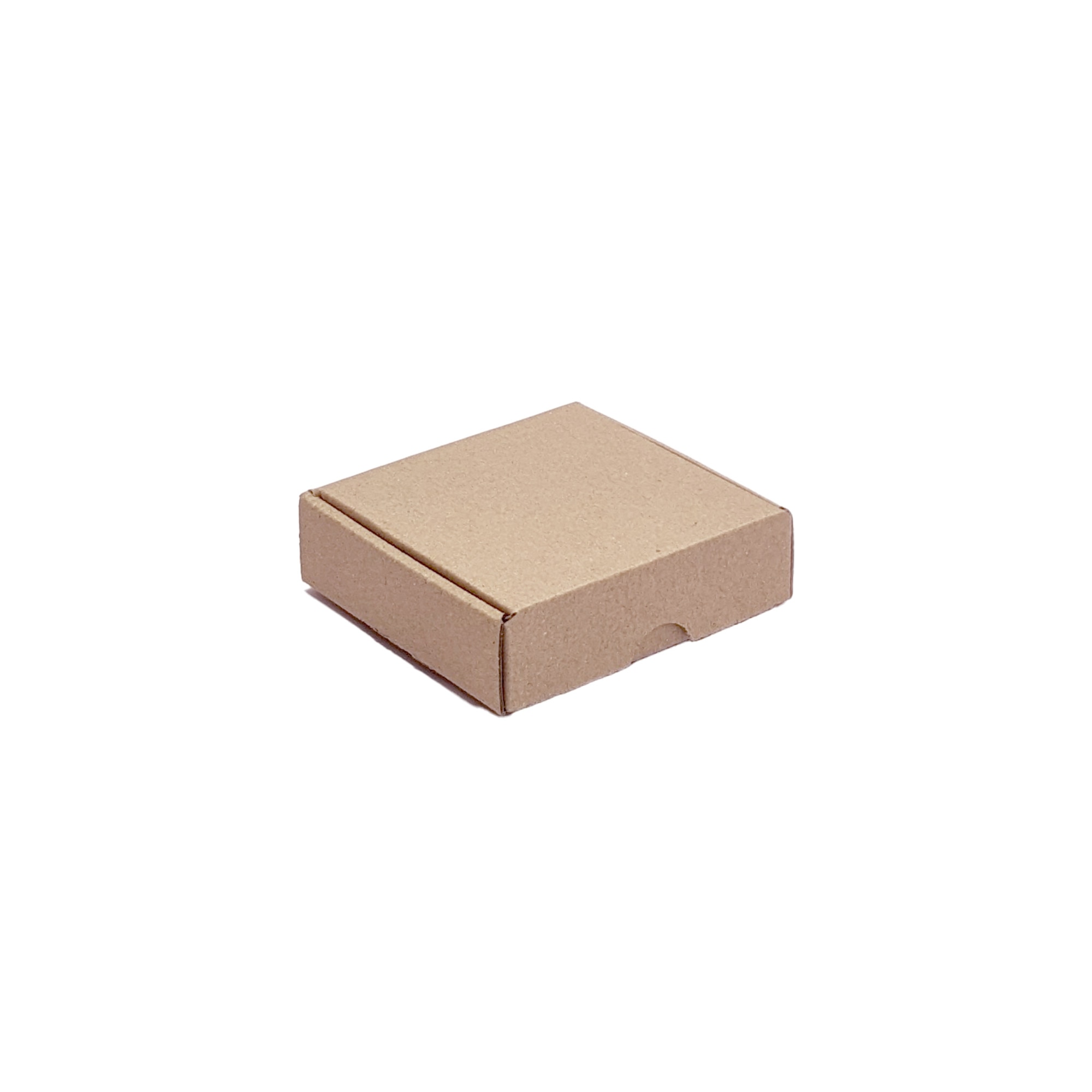 Set 10 bucati cutii transport din carton microondul natur, 100x100x30 ...