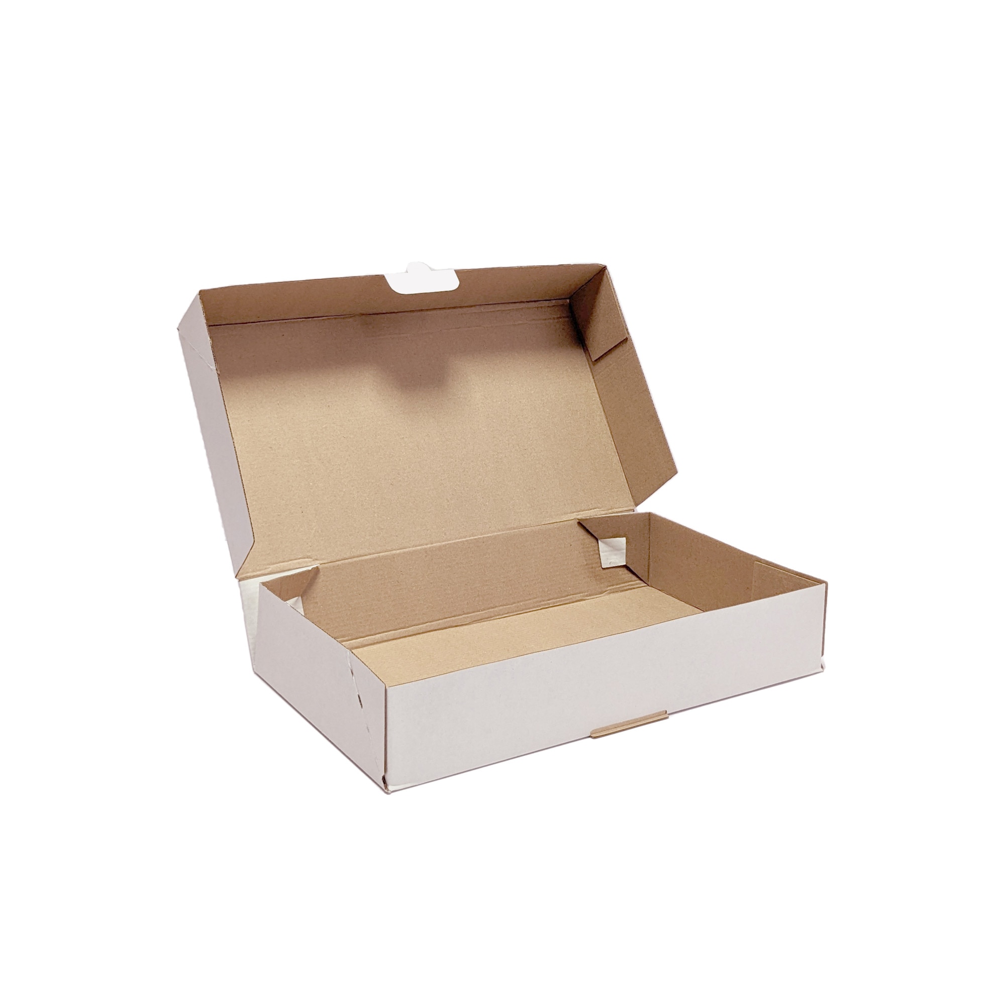 Set 10 bucati cutiidin carton microondul albit, 355x200x65 mm - eMAG.ro