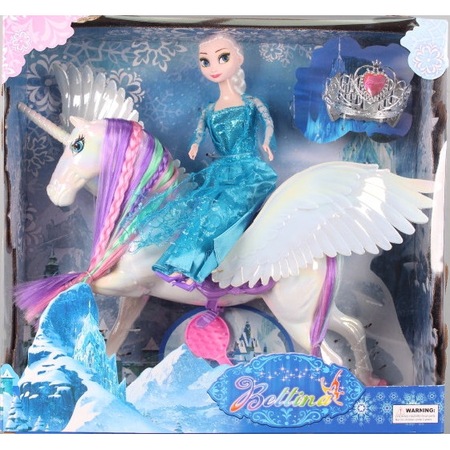 Papusa Elsa din regatul inghetat, Cu un unicorn - eMAG.ro