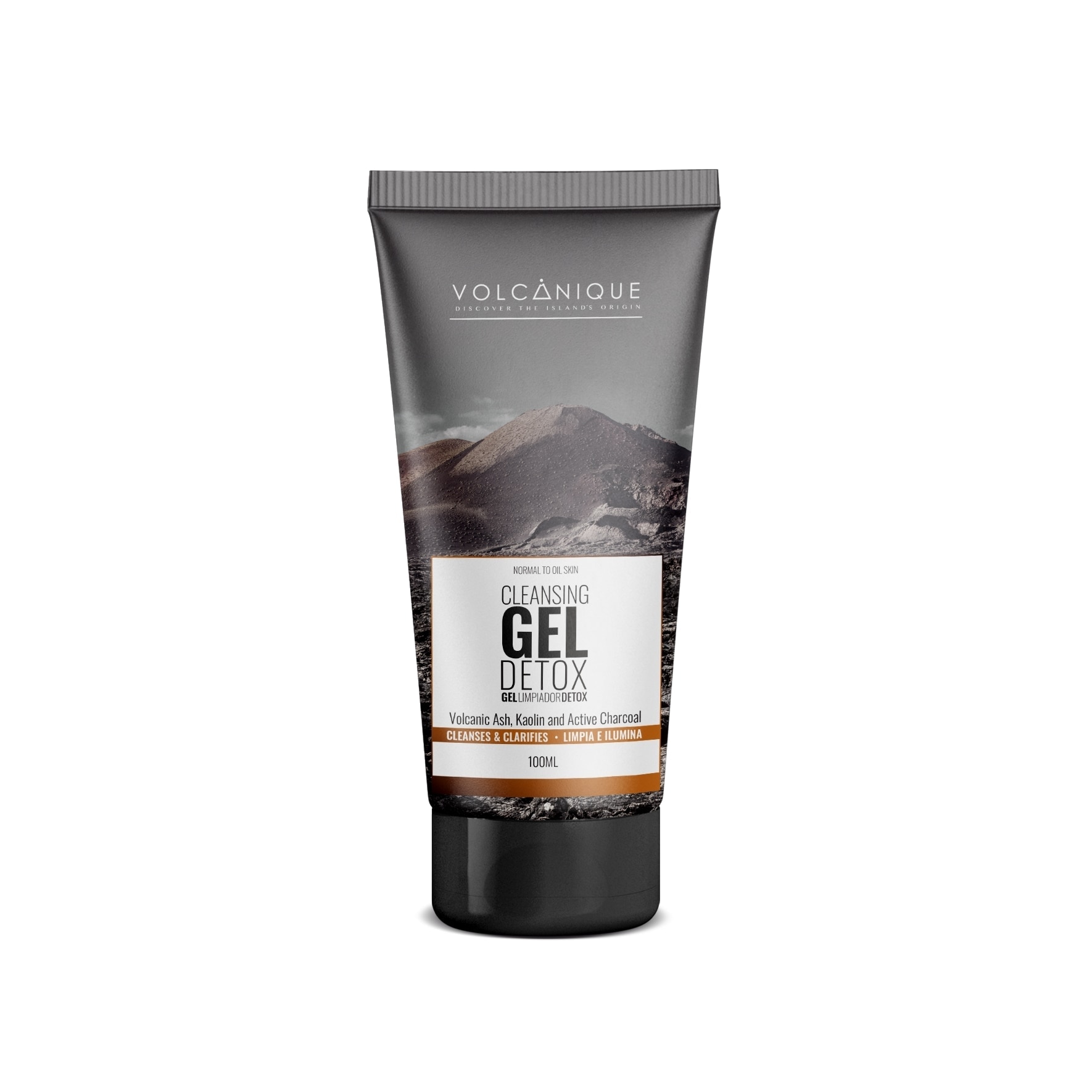 Gel de curatare faciala Volcanique, Insulele Canare, Detox, Cenusa ...
