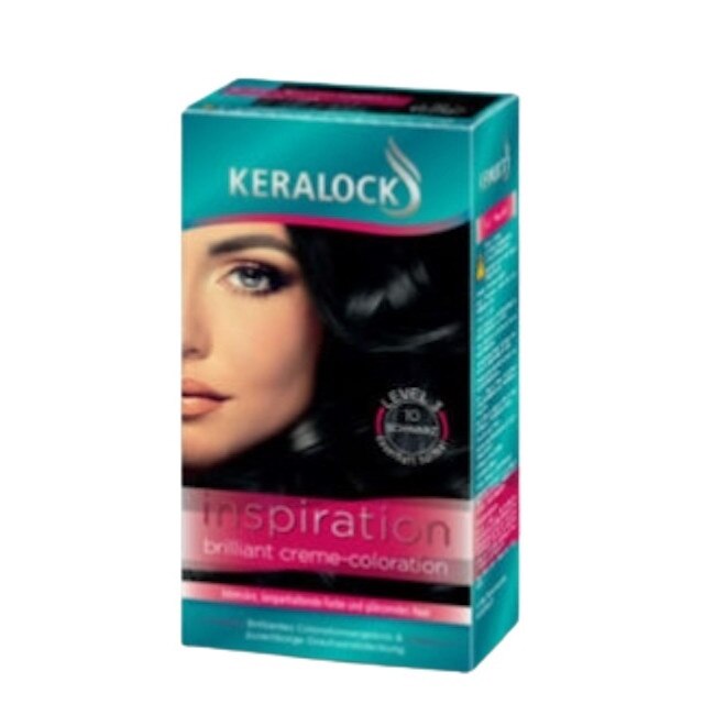 Crema coloranta, Keralock, neagra, 100 ml 310638 - eMAG.ro