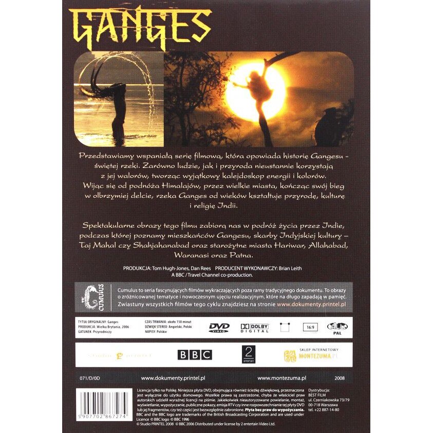 Ganges edycja specjalna (BBC) [DVD] - eMAG.bg