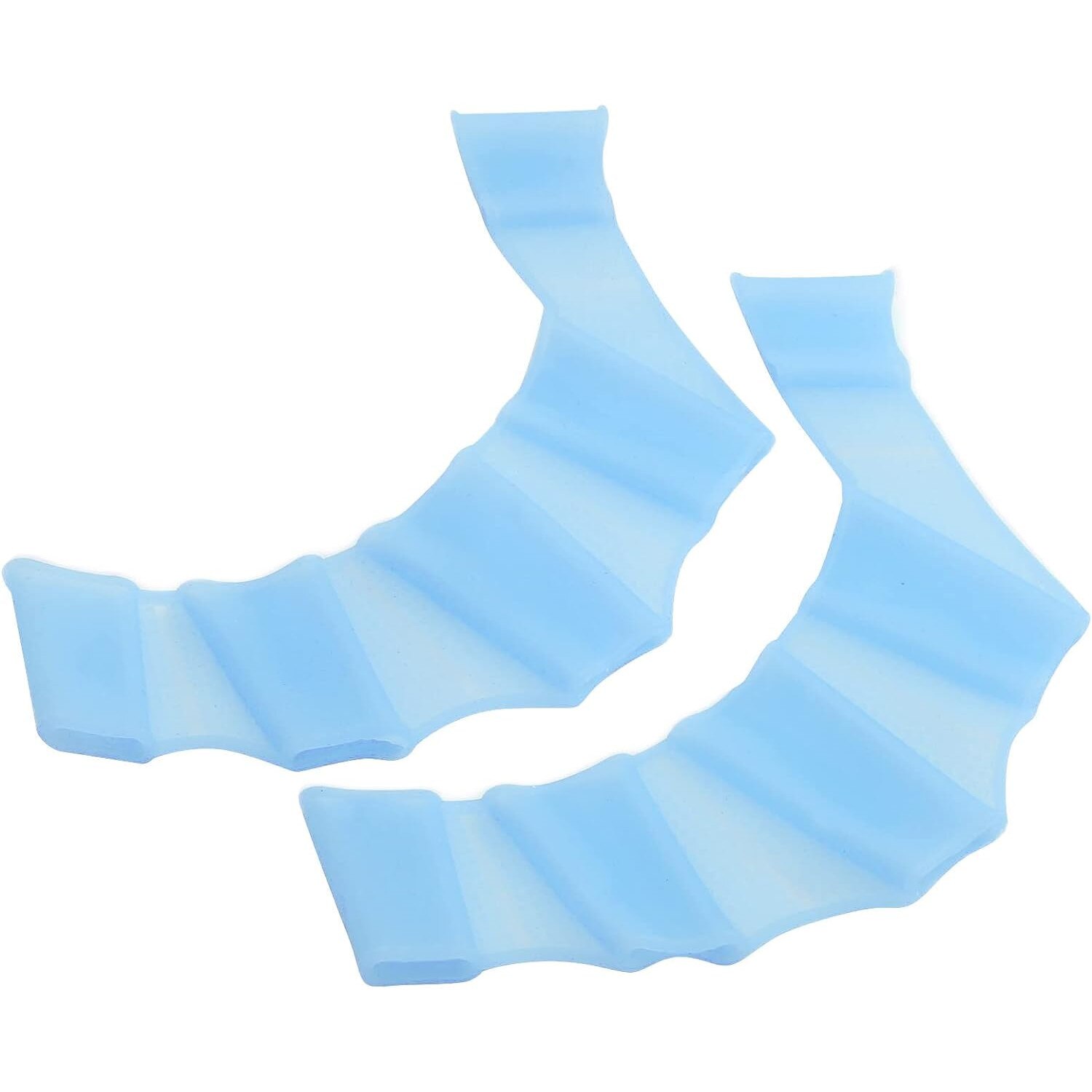 Manusi de inot Sunmostar, Silicon, Albastru - eMAG.ro