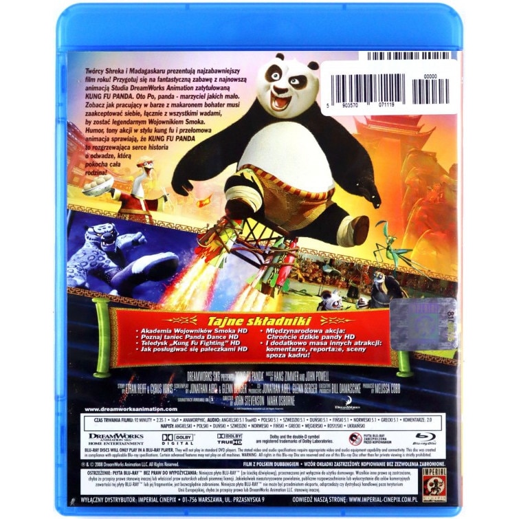 Kung Fu Panda [Blu-Ray] - eMAG.ro