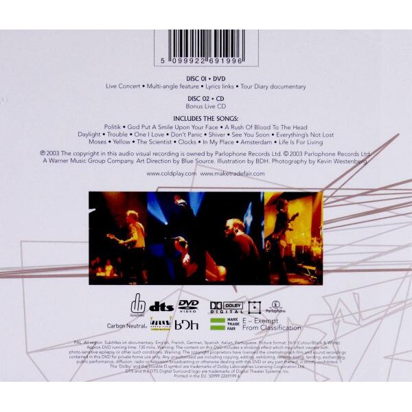 Coldplay: Live 2003 [CD]+[DVD] - eMAG.hu