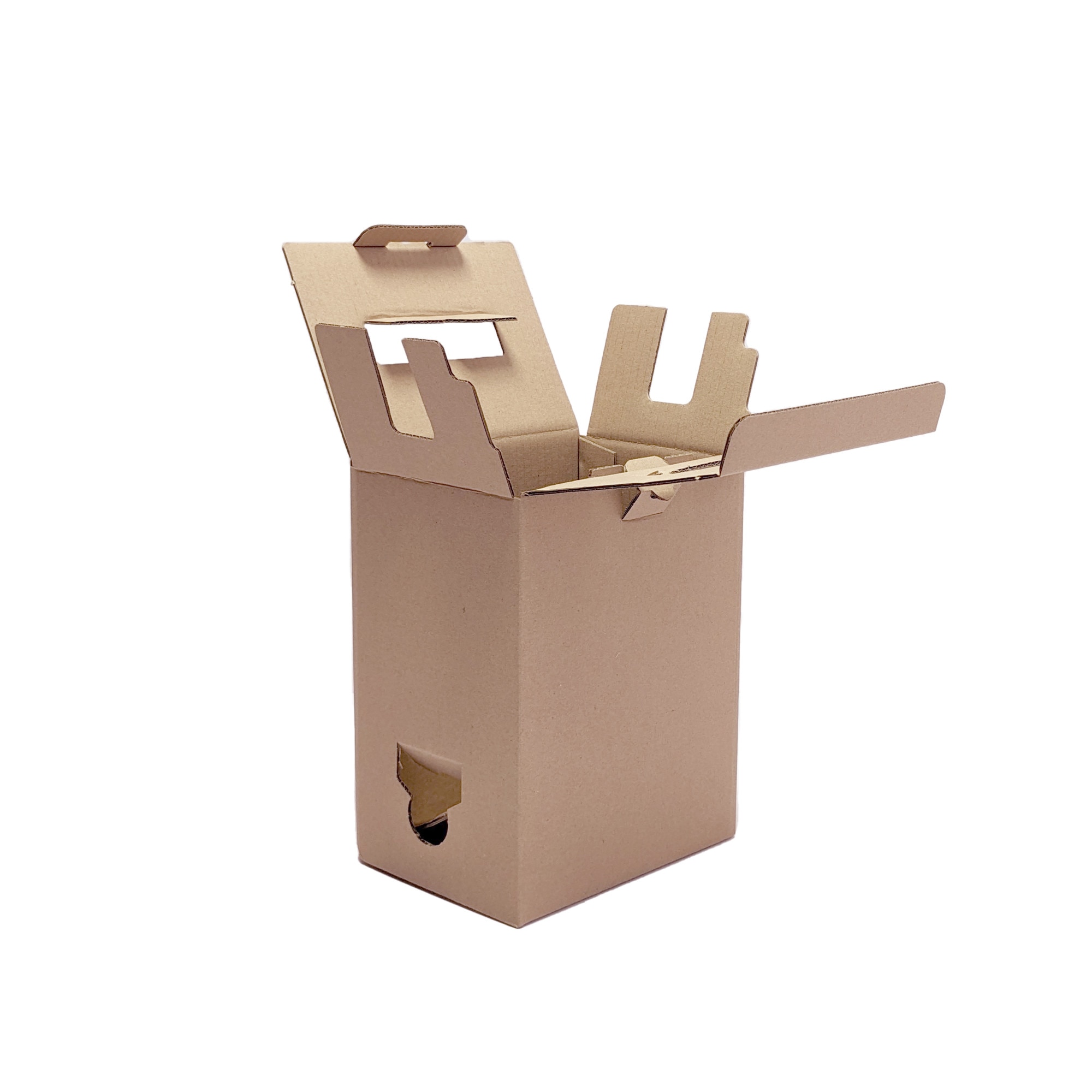 Set 10 bucati cutii bag-in-box 3L, din carton microondul natur ...