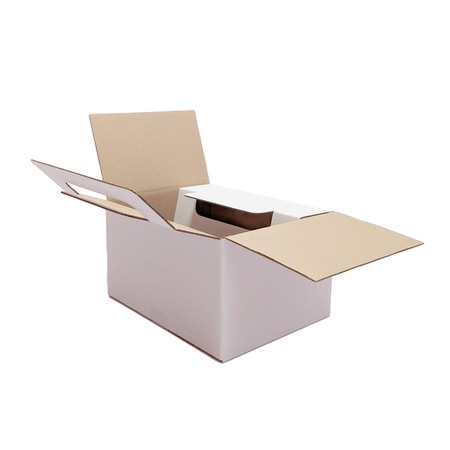 Set 10 bucati cutii pentru vin tip bax, cu separator 6 sticle ...