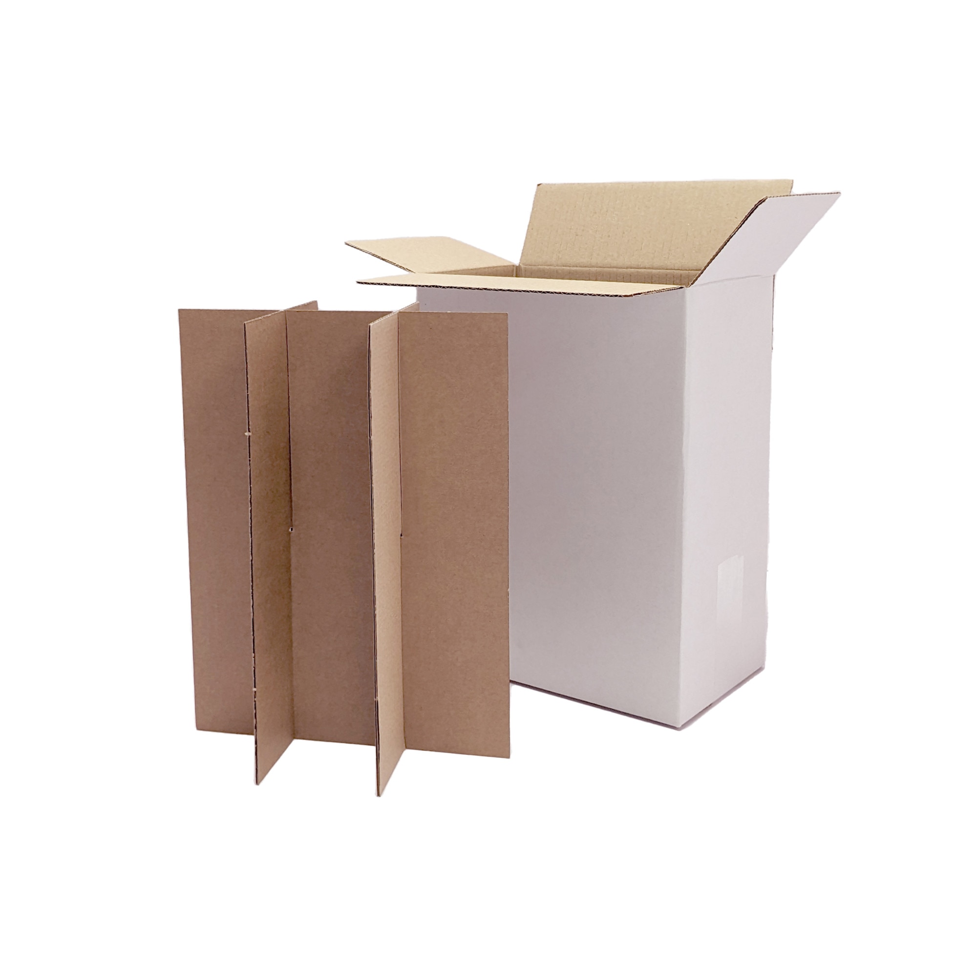 Set 10 bucati cutii pentru vin tip bax cu separator 6 sticle verticale ...