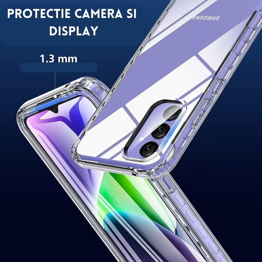 Husa protectie fata si spate compatibila cu Samsung Galaxy A34, ISAG ...