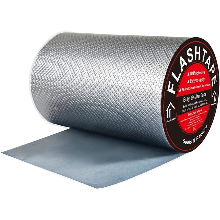 Banda de etansare, autoadeziva din aluminiu, de reparatii, etansant ...