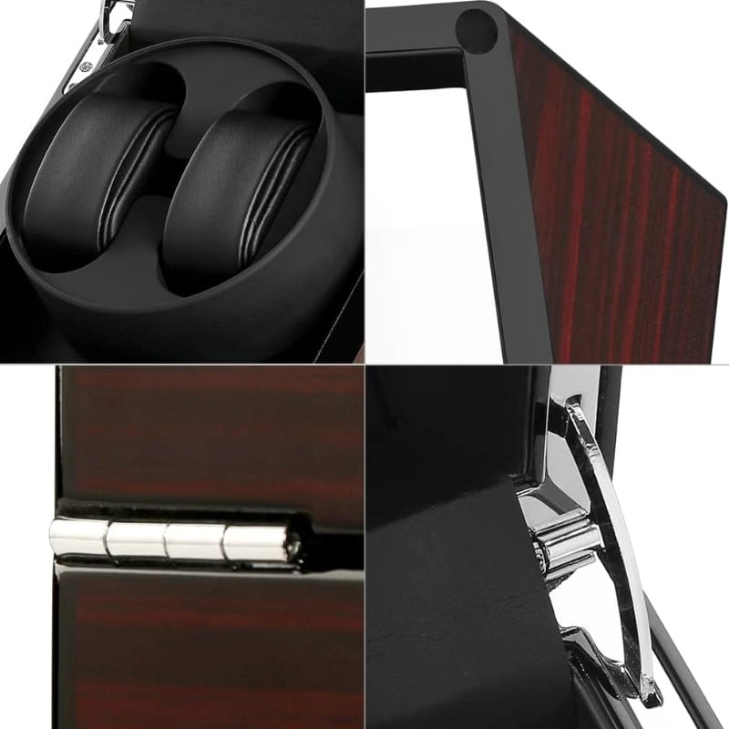 Кутия за часовник iUni, Watch Winder 2, Черен - eMAG.bg