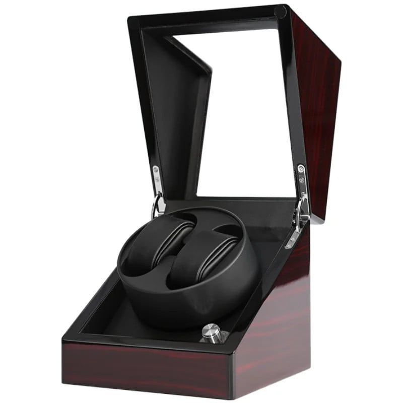 Cutie intors ceasuri iUni, Watch Winder 2, Mahon-Black - eMAG.ro