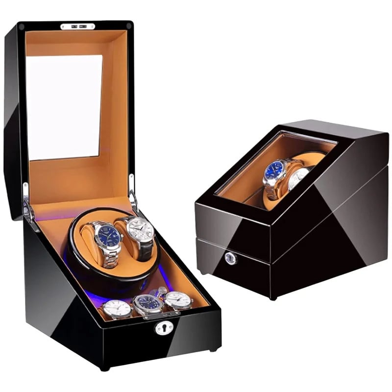 Кутия за навиване на автоматични часовници iUni, Watch Winder 2 + 3 ...
