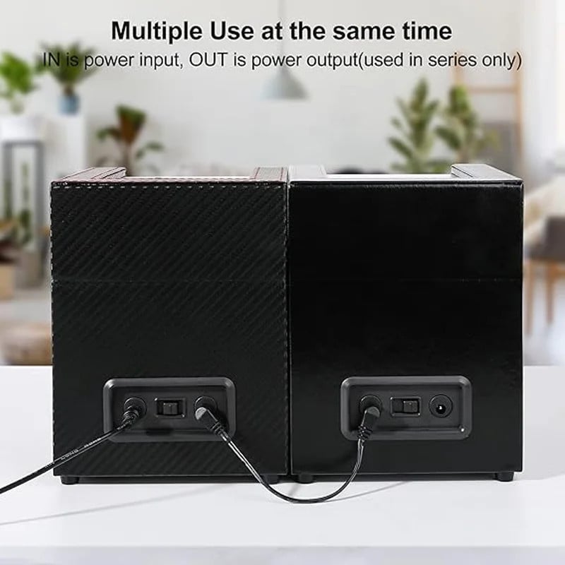 Cutie intors ceasuri automatice iUni, Watch Winder 2, Black - eMAG.ro