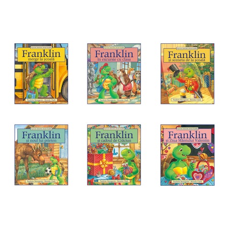 Colectia Franklin, Set 6 carti, Franklin la scoala, Paulette Bourgeois ...