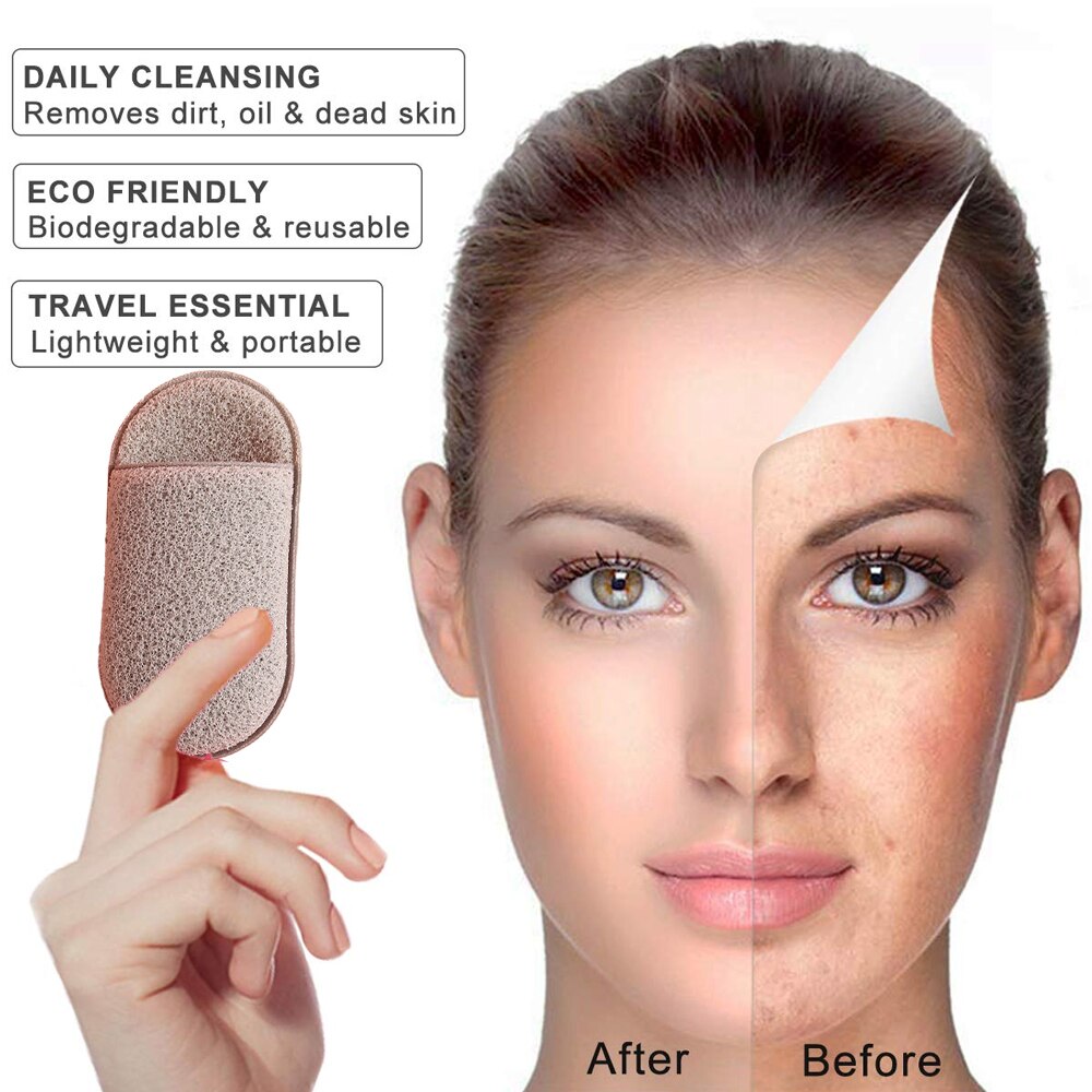 Set 3 bureti pentru curatare si exfoliere ten, Cozevdnt, 9.5 x 6.5 cm ...