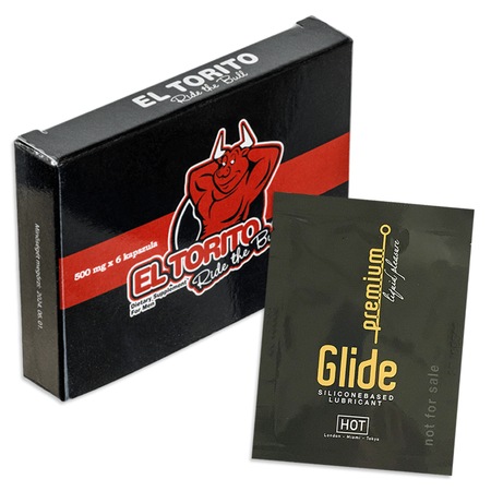 El Torito potencia növelő 6 kapszula és Premium Glide szilikonos ...