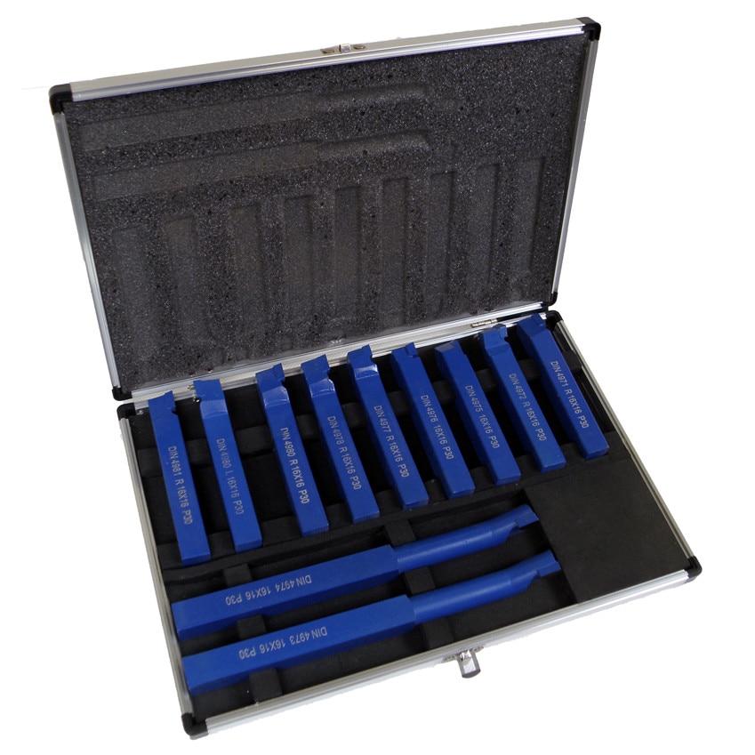 Set cutite strung instrument dalti strunjire 16x16 11piese cu valiza ...