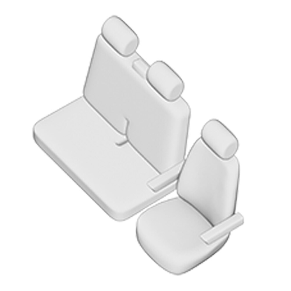 Huse auto dedicate pentru Volkswagen Transporter cu 3 locuri T5 2003 ...