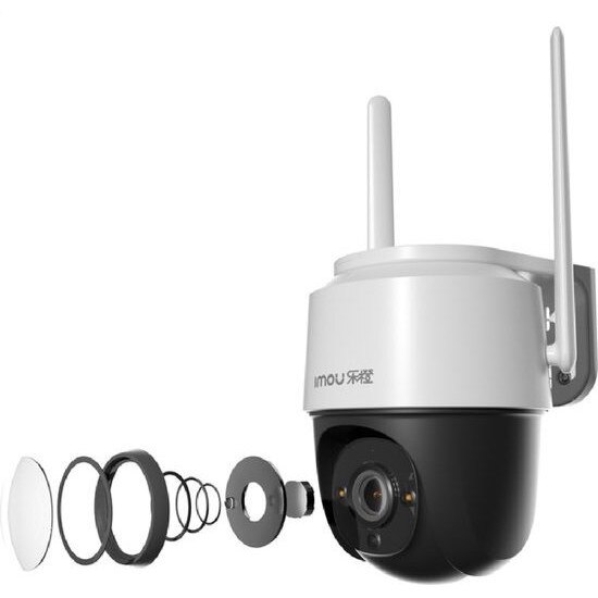 Camera IP exterior wireless 4MP Full Color, PTZ, LED 30m, IP66 ...