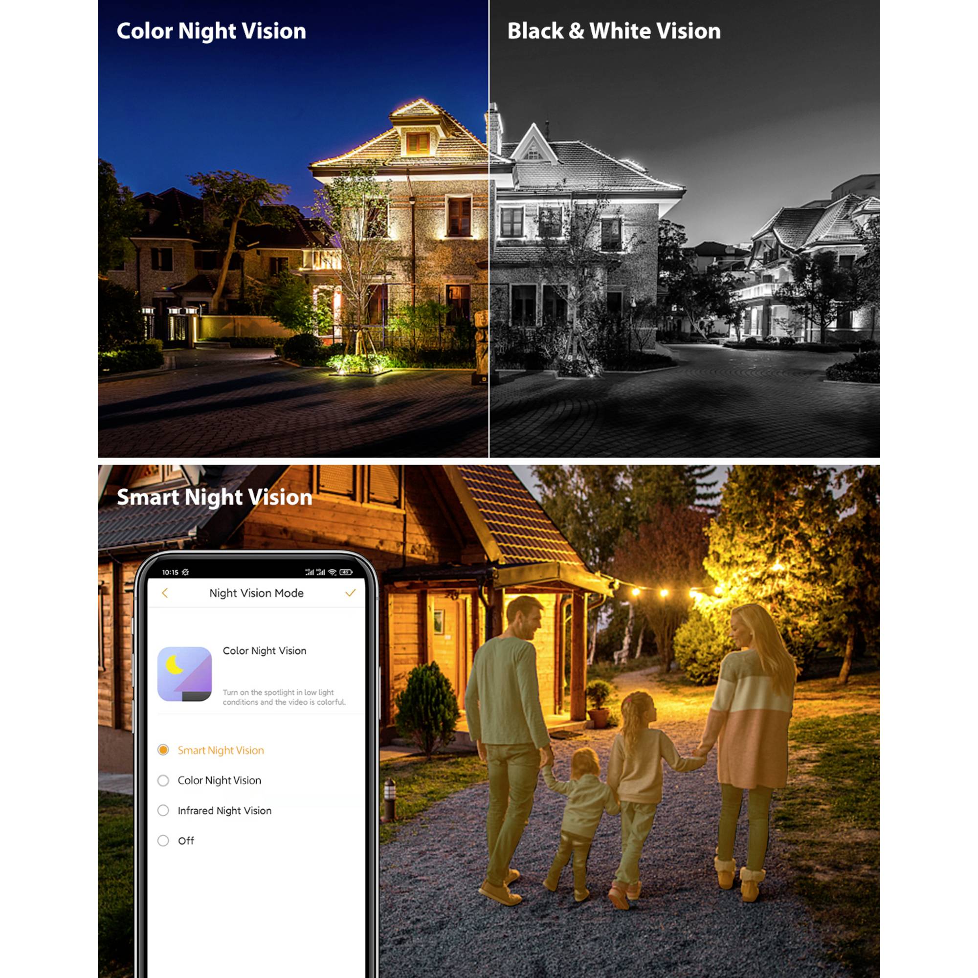 Camera IP exterior wireless 4MP Full Color, PTZ, LED 30m, IP66 ...