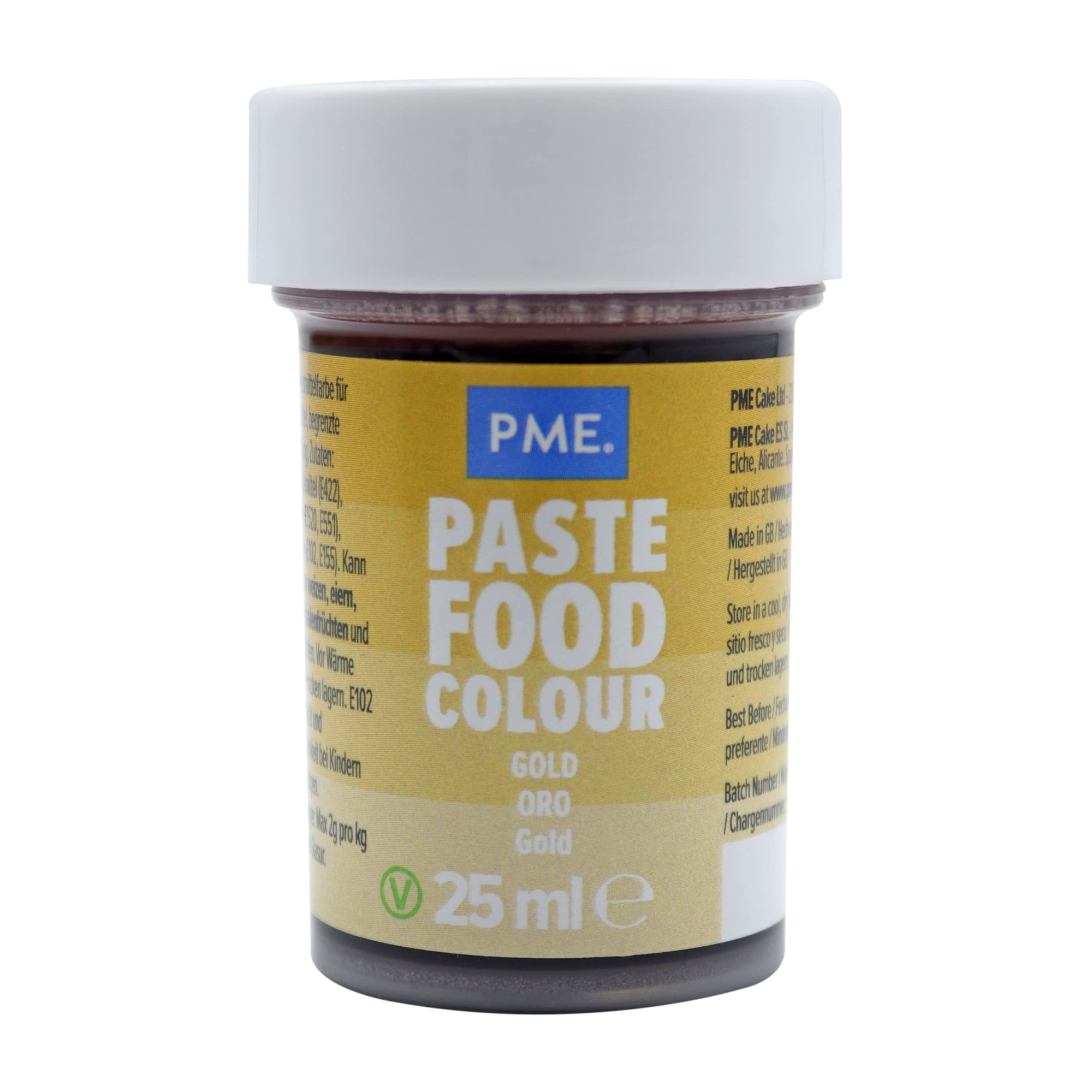 Colorant alimentar pasta Auriu 25g, PME - eMAG.ro