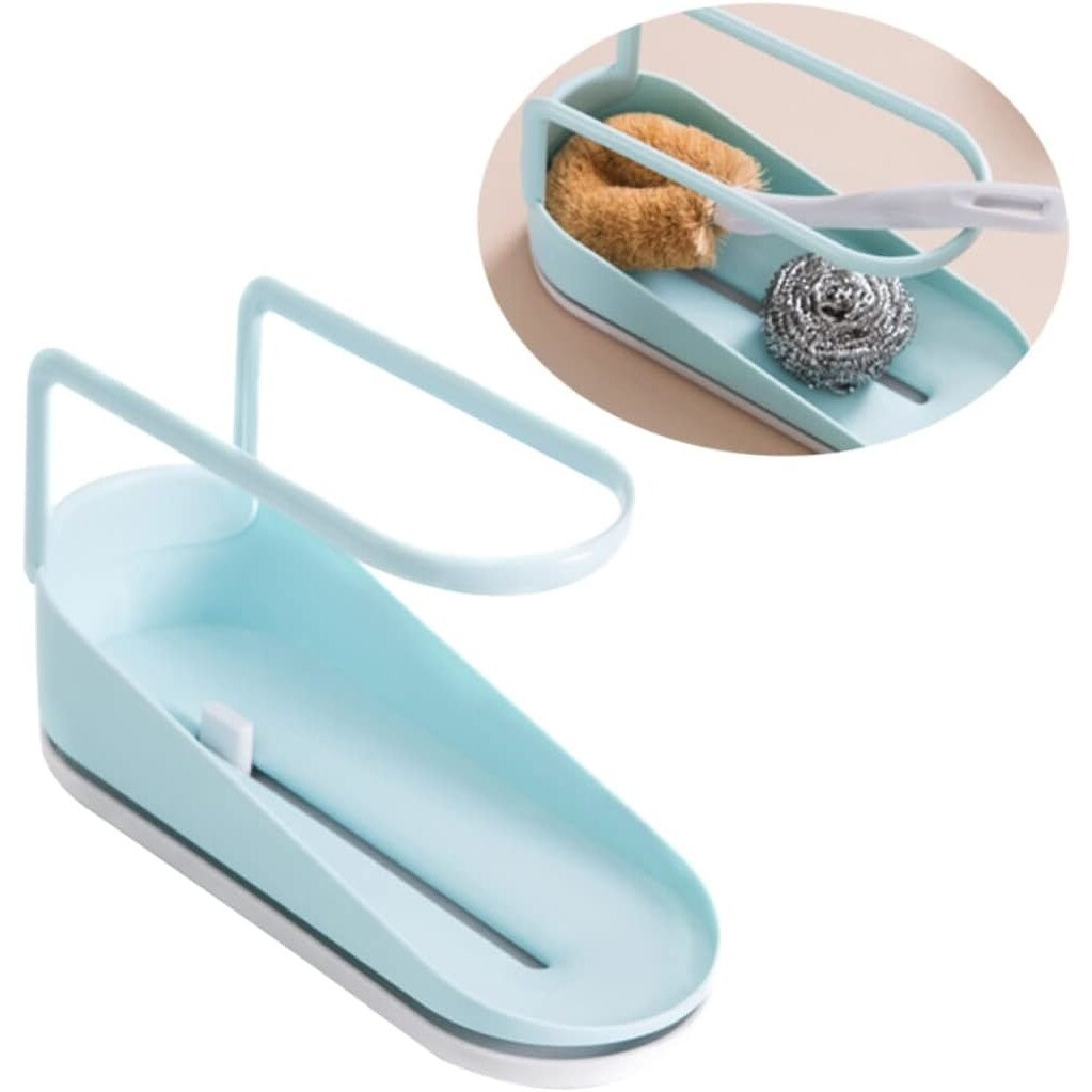 Suport pentru chiuveta, Polipropilena, 23.5x9cm, Albastru - eMAG.ro