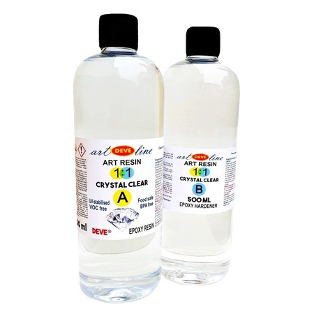 Set Rasina epoxidica transparenta RC1010, DEVE, 1la 1 crystal clear ...